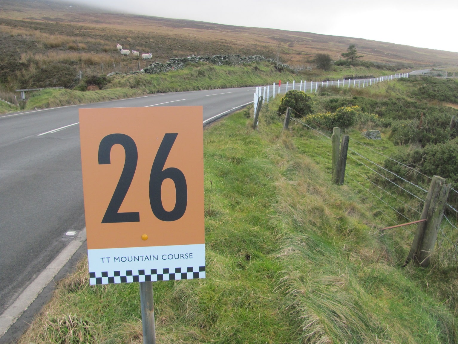 26th Milestone - Isle of Man TT - RoadRacingCircuits.com
